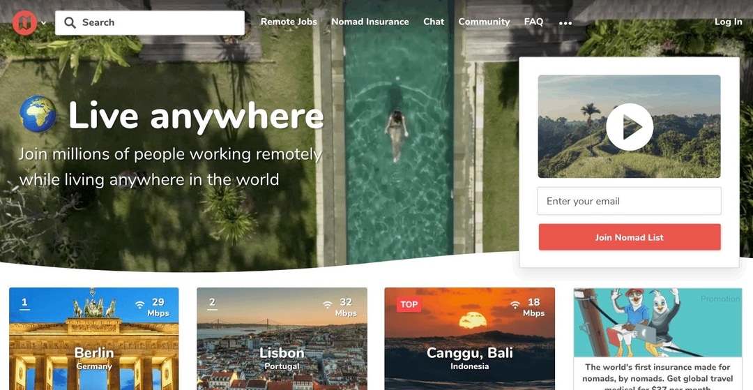Nomad List Review [2022]: The tool for Digital Nomads?